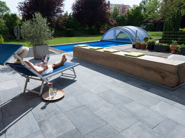 Kalksteinplatten Blaustein Azur | jonastone